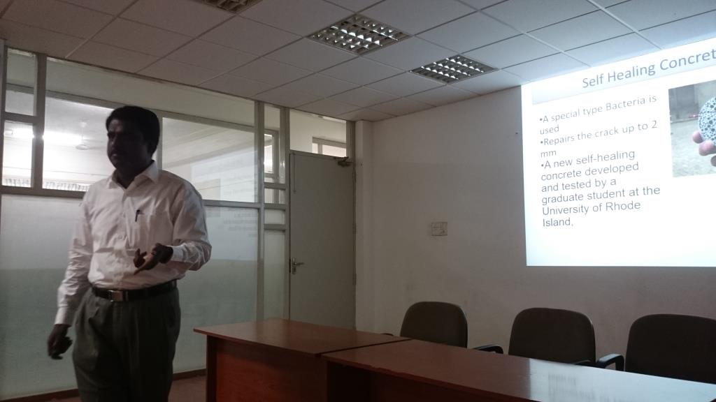 Civil Engineering arranged a Guest Lecture on “Challenges in Special ...
