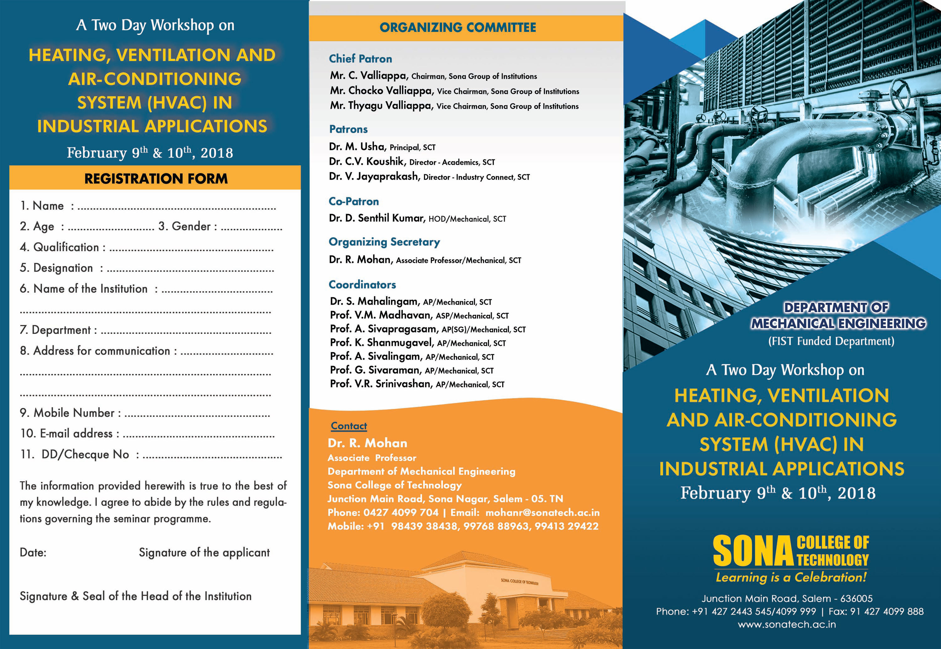 Two Days Workshop on Heating, Ventilation and Air-Conditioning System ...