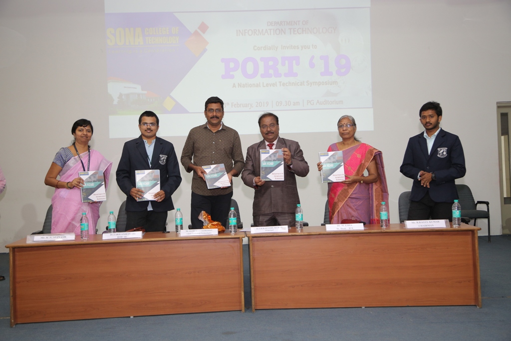 PORT 2K19 - A National Level Technical Symposium of SONA IT - SONA ...