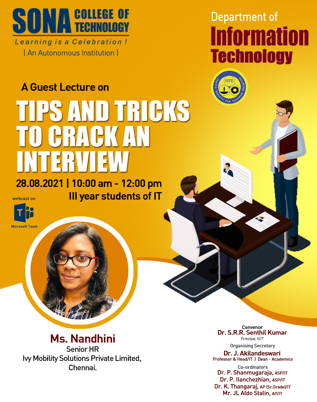 Tips and Tricks to crack an Interview - SONA College of Technology ...