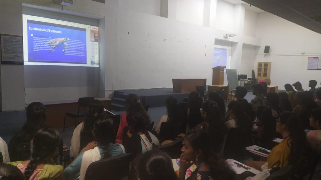 Guest Lecture on "Real-Time Embedded Systems" - SONA College of Technology | News and Events